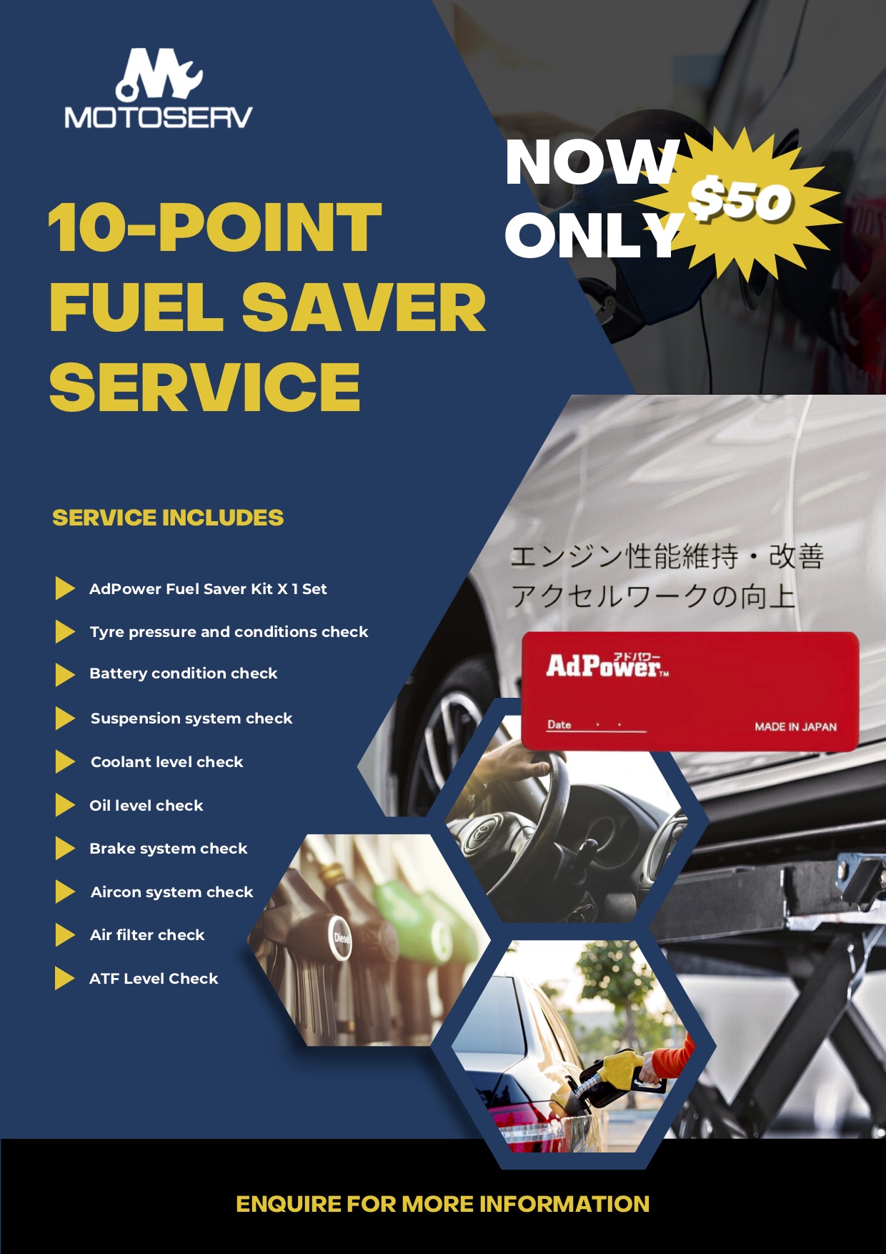 Motoserv - Car Fuel Saver Package