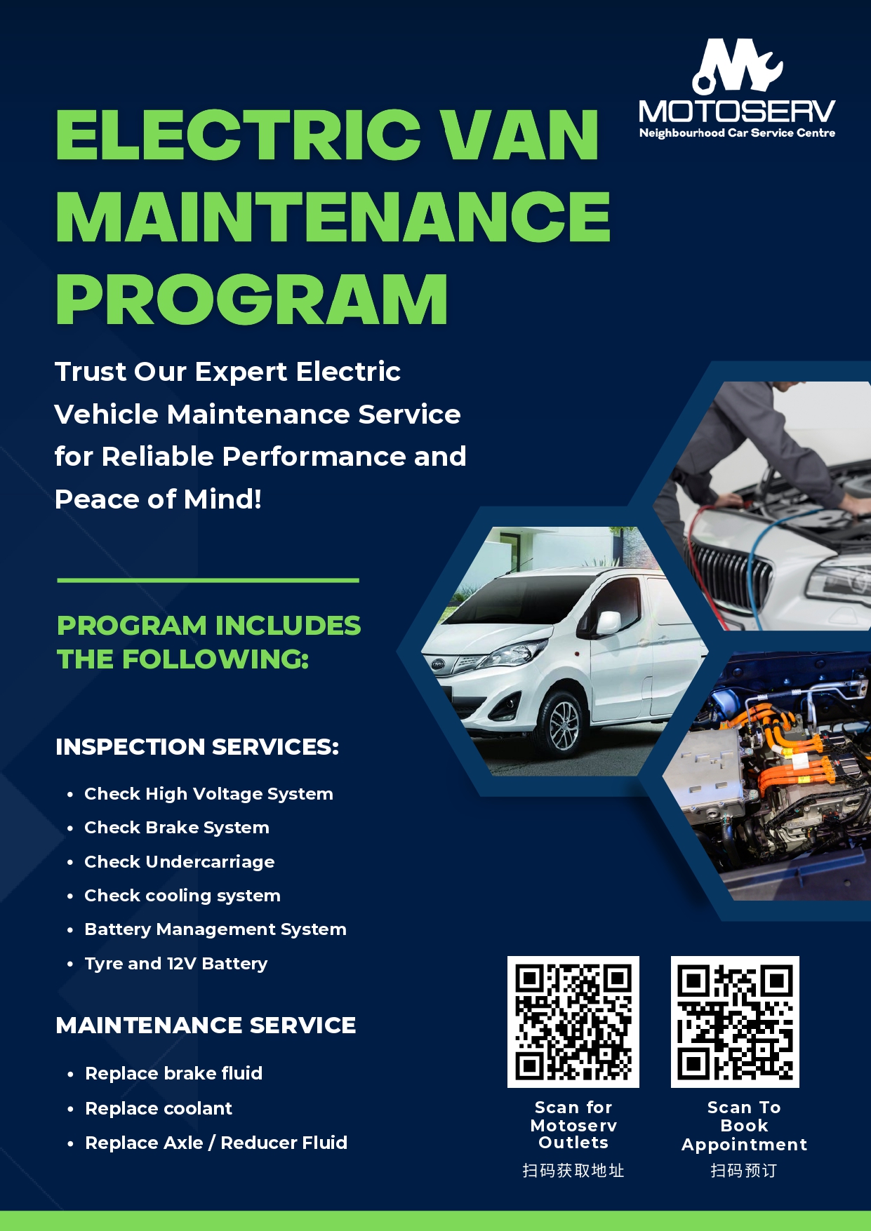 Motoserv - Electric Vehicle and Van Service